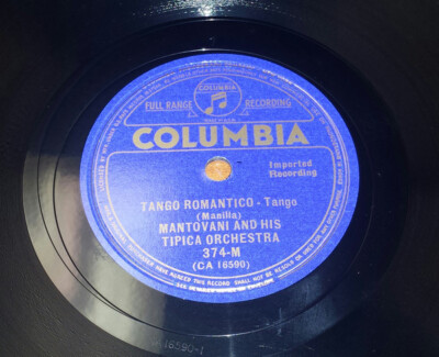 Mantovani And His Orchestra - Tango Romantico / Caramba 0 Shellac, 10 ...