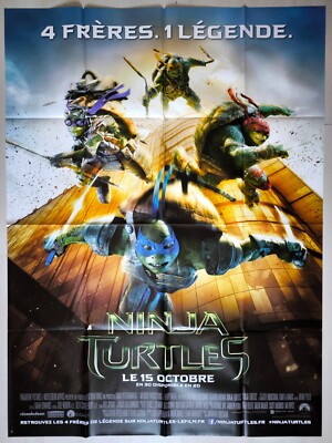 NINJA TURTLES advance 2014 ORIGINAL french LARGE movie poster | eBay