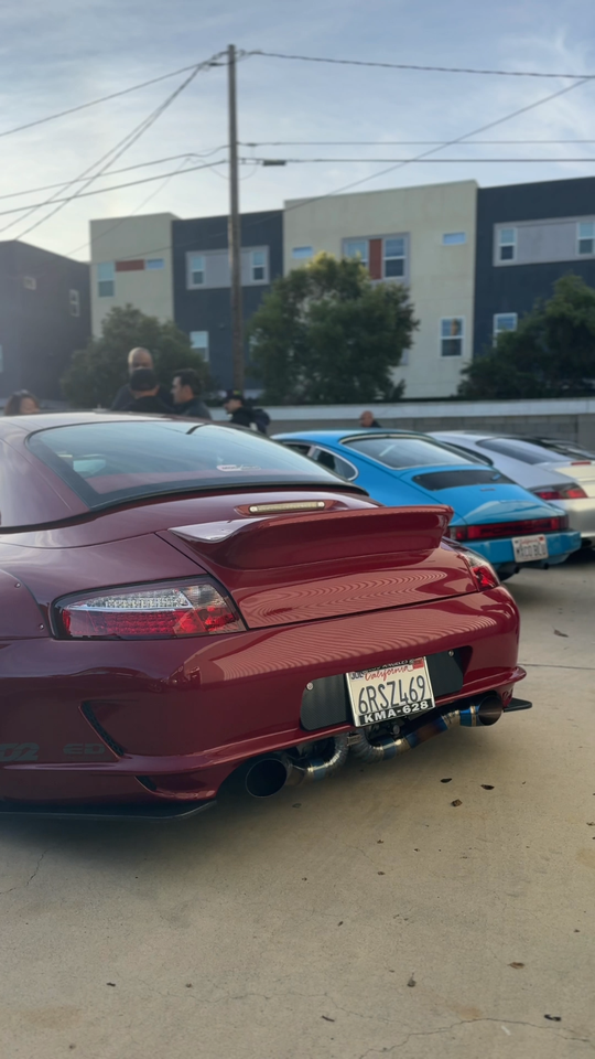 Porsche 996 Duck Tail spoiler wing 99-04 ruf t coup or cab 996 w/ GT3 ...
