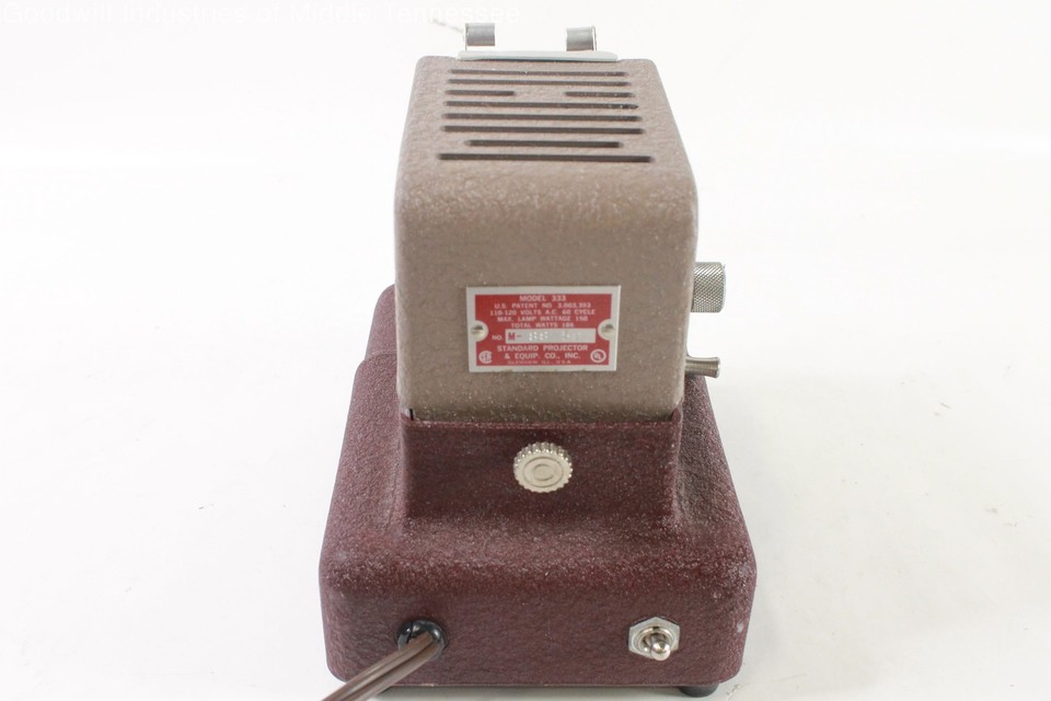 Standard Projector & Equipment Co Model 333 Vintage 35mm Film Projector ...