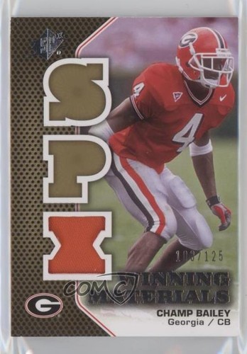 2010 SPx Winning Materials Patch /125 Champ Bailey #WMP-CB Patch HOF | eBay