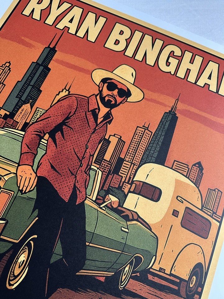 Ryan Bingham Concert Poster Chicago Park West 2019 Mint Rare | eBay