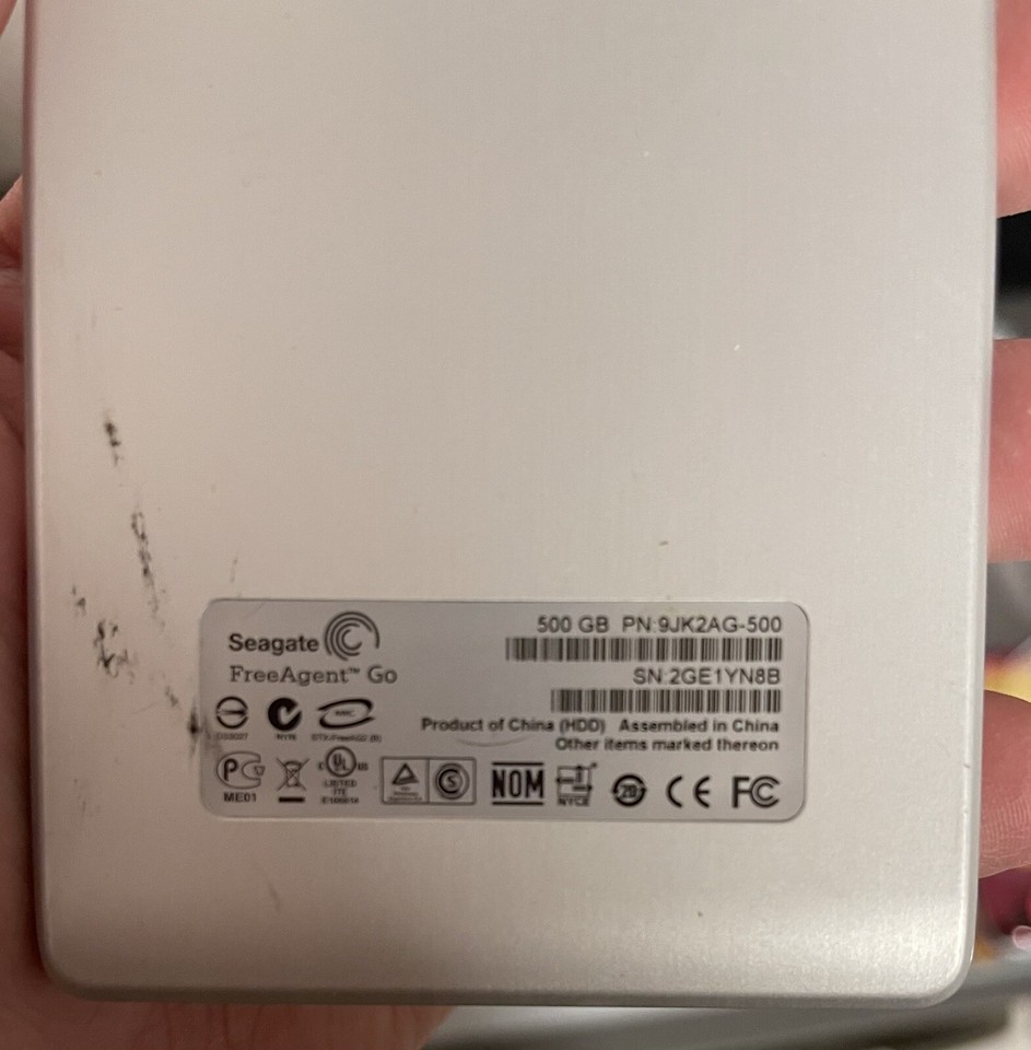 Seagate FreeAgent Go Portable 500GB Hard Drive w/ Cradle. | eBay