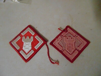 MILITARY PATCH US ARMY SEW ON COLORED 20TH ENGINEER BRIGADE | eBay
