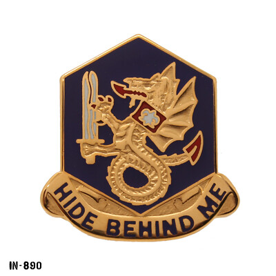 US Army DUI Pin ~ 92nd Chemical Battalion "Hide Behind Me" ~ NOS ...