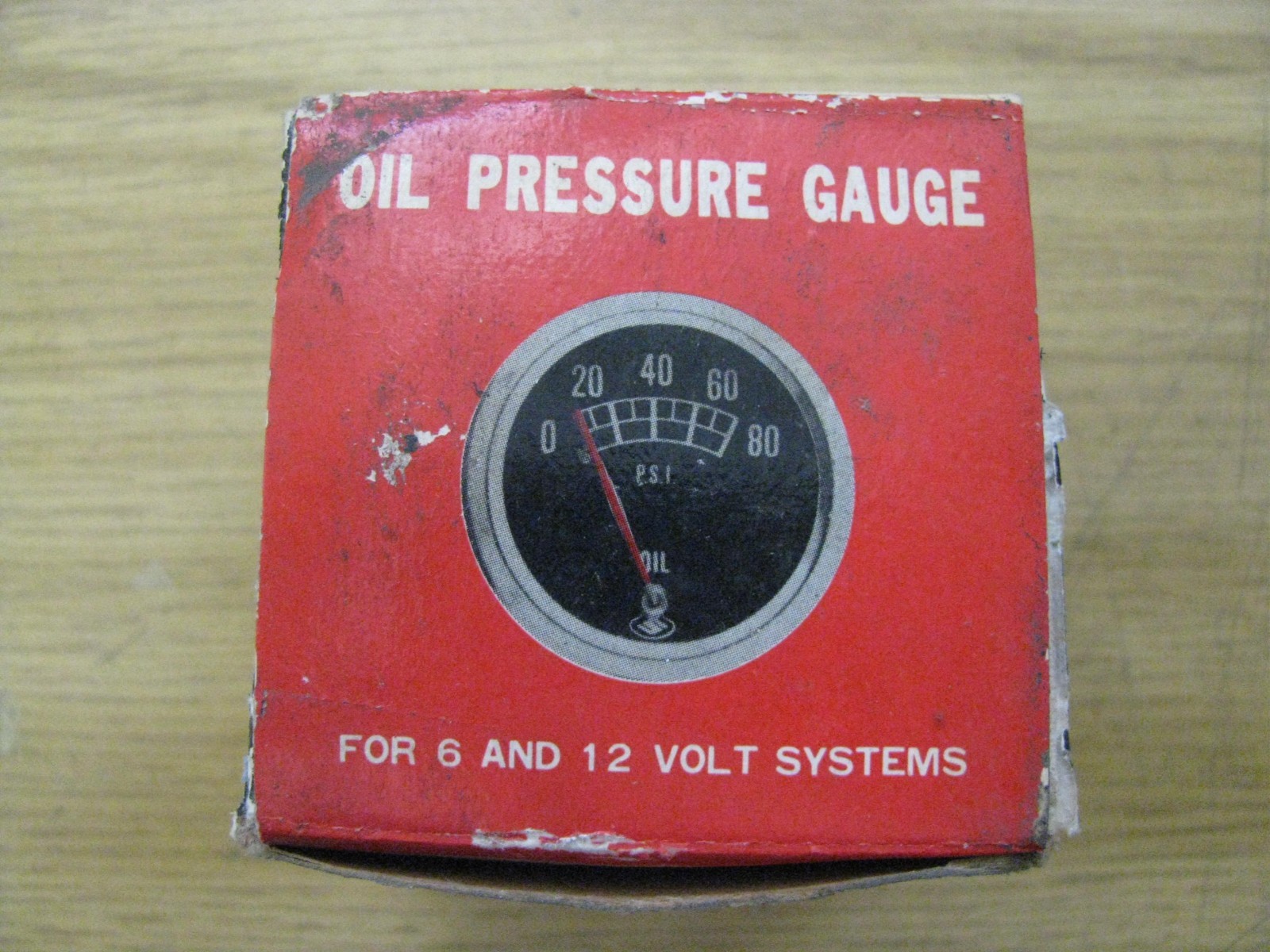 NEW Old stoke-Auto Meter-Oil Pressure Gauge For 6 And 12 Volt Systems ...