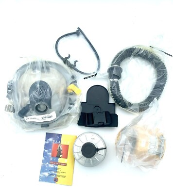 Israeli Full Face Gas Mask Kit | 40MM NBC Filter | PAPR Blower ...