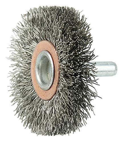 17611 2" Narrow Face Stemmounted Crimped Wire Wheel .0118" Stainless ...