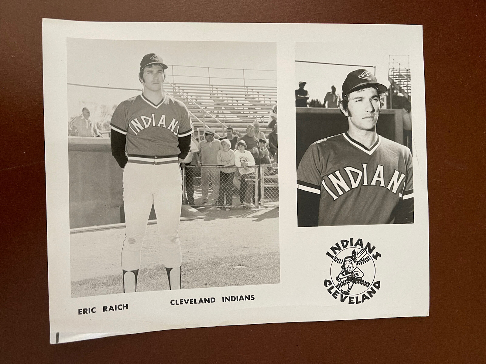 ORIGINAL VINTAGE ERIC RAICH CLEVELAND INDIANS 8x10 TEAM ISSUE PHOTO | eBay