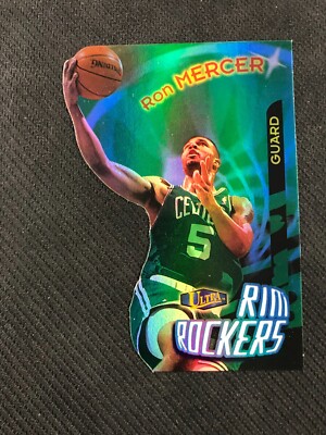 1997-98 Fleer Ultra Rim Rockers #1RR Ron Mercer Die-Cut Boston Celtics ...