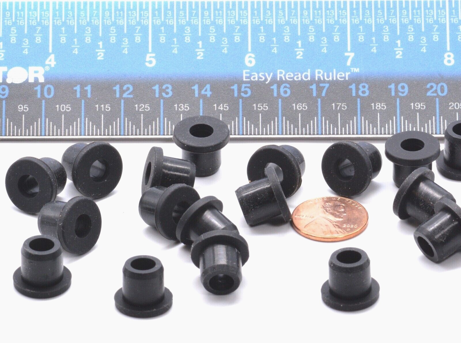 Push in Rubber Feet Fits 10mm Hole x 12mm OD x 1.6mm Height Various ...