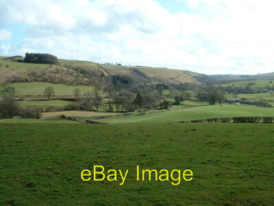 Photo 6x4 River Ithon valley Garn/SO1081 The A483 is visible across the ...