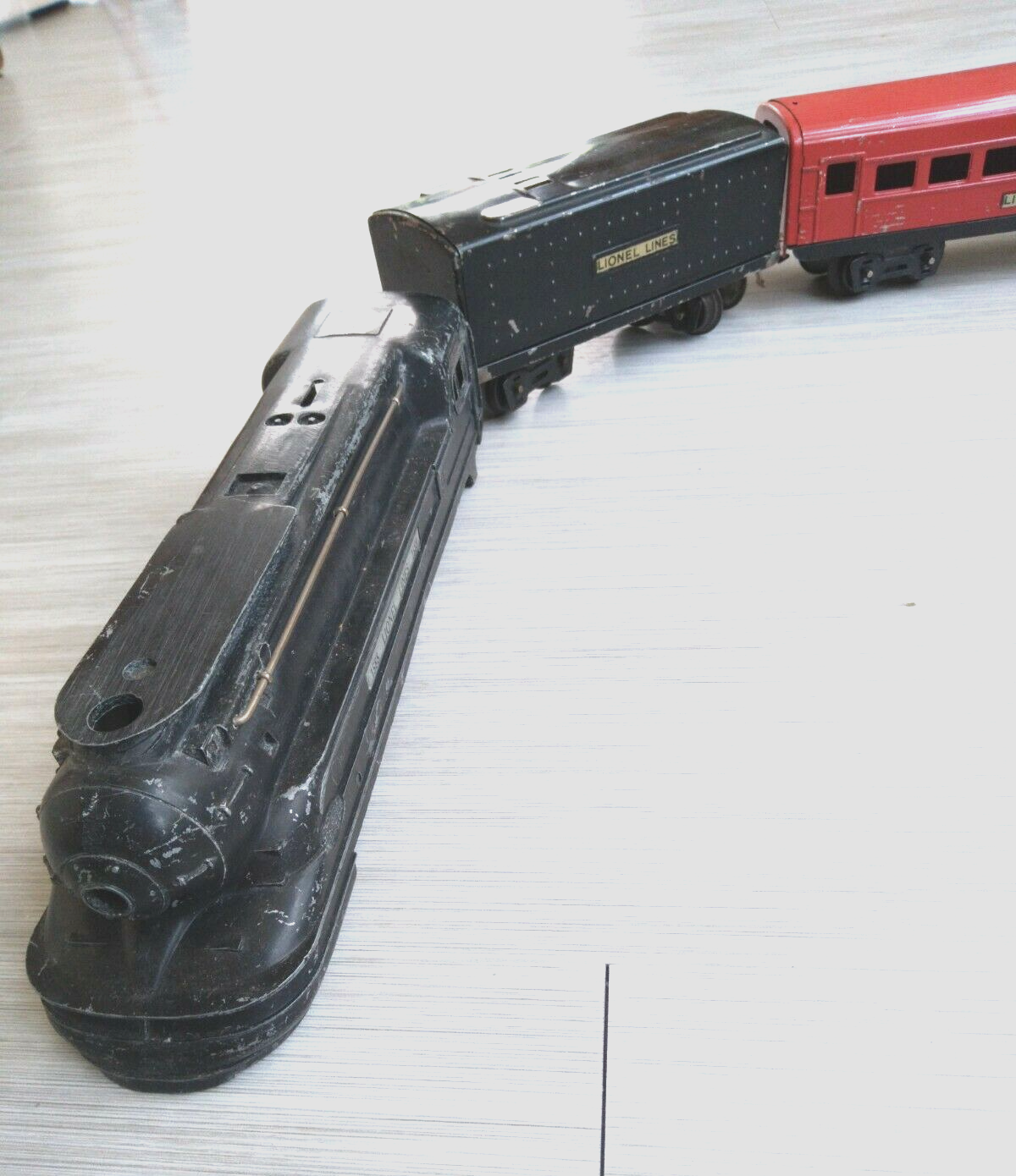 vintage Lionel 1548 Wind Up Set (1588,1588T,1673,1674,1675) Toy Train ...