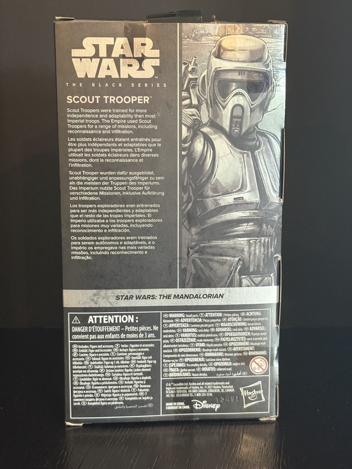 Scout Trooper Carbonized STAR WARS The Black Series NEW MIB | eBay