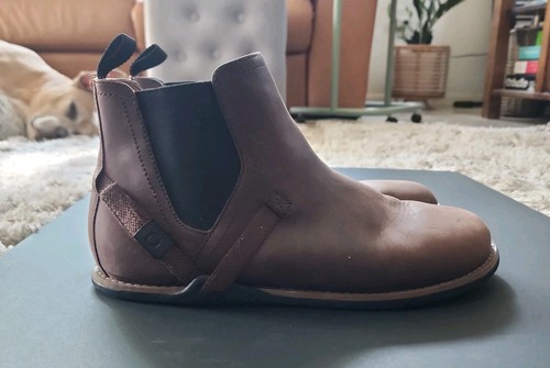 Xero Barefoot Leather Minimalist Brown Melbourne Chelsea Ankle Boots ...