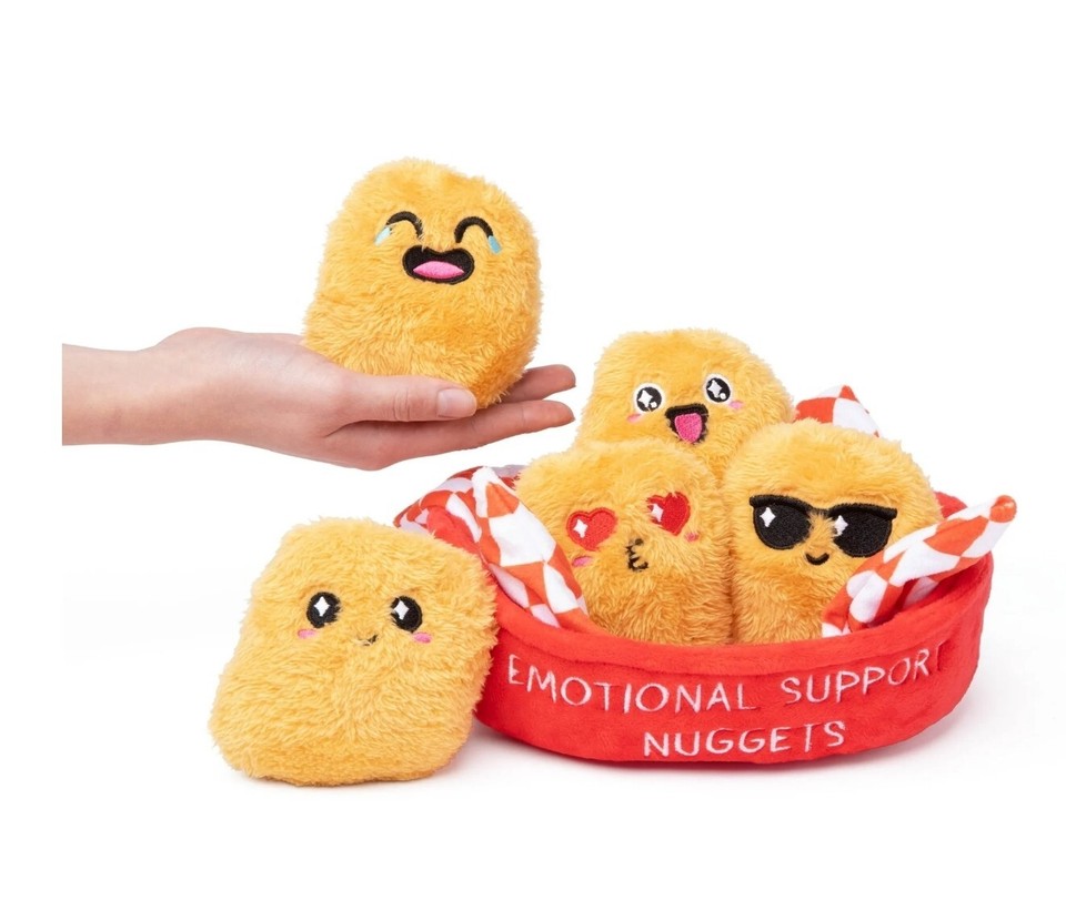 Emotional Support Nuggets - Plush Nuggets Stuffed Animal-Fast Shipping ...