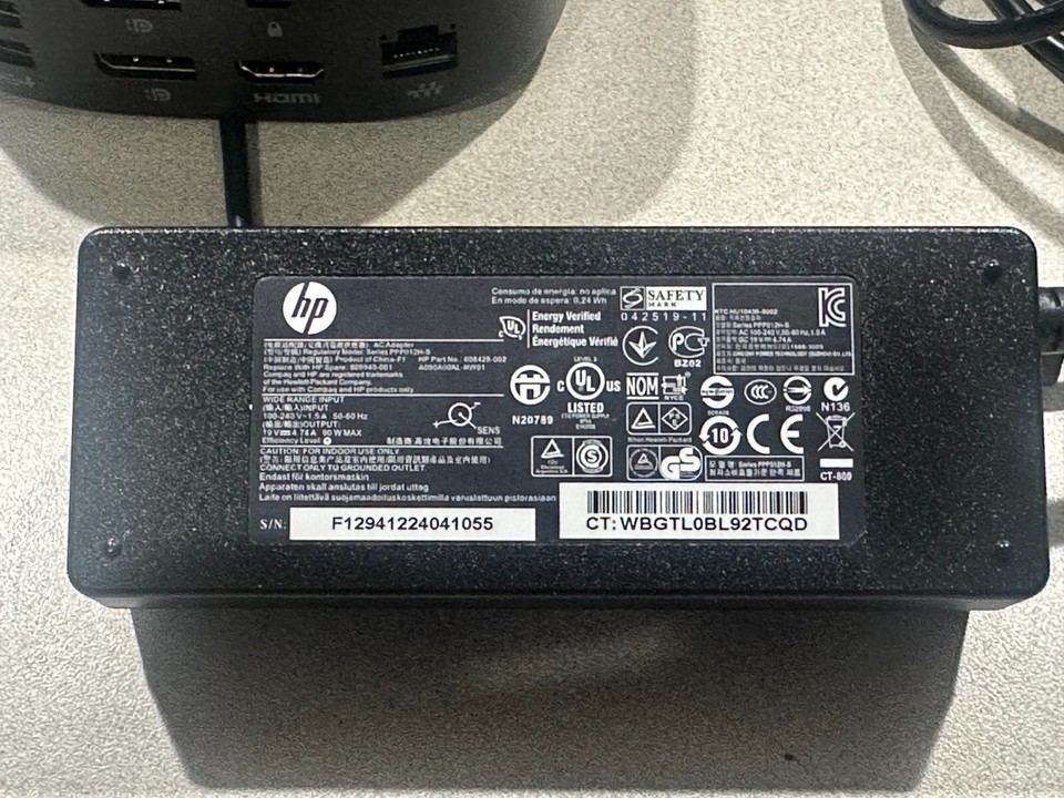 HP USB-C G5 Dock With Charger Universal Docking Station w/65W AC ...