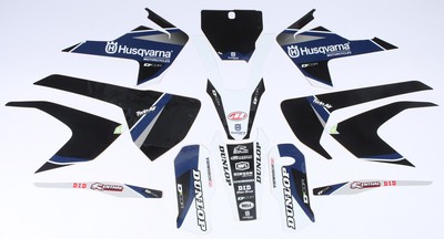 D COR 2016-2017 FC 350 Husqvarna COMPLETE GRAPHIC KIT BLACK 20-70-400 ...