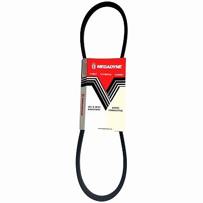 Megadyne Wrapped V-Belt Black Natural Rubber 1/2" x 20"OD A18-4L200 for ...