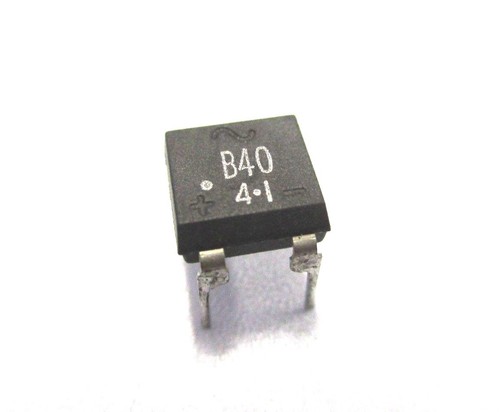 Bridge Rectifier, B40 400 Volt 1 Amp (NOS,New Old Stock)(QTY 10 ea)N6 ...