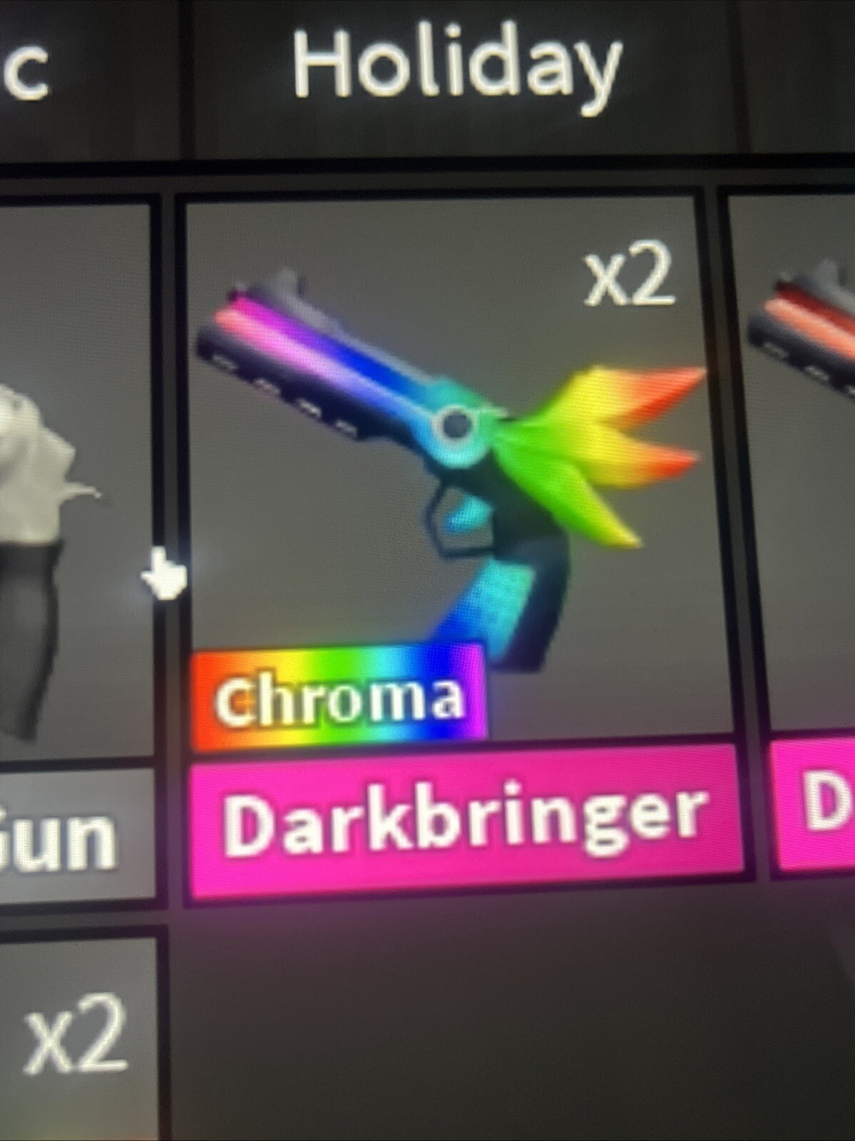 Roblox Murder Mystery 2 MM2 Chroma Darkbringer Godly Knifes and Guns | eBay