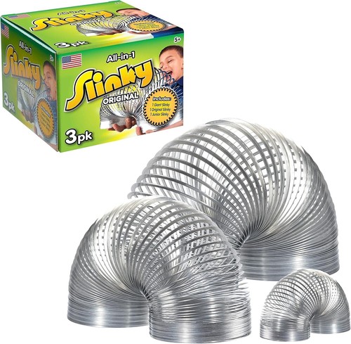 The Original Giant Slinky Walking Spring Toy, Big Metal Slinky NEW AU ...