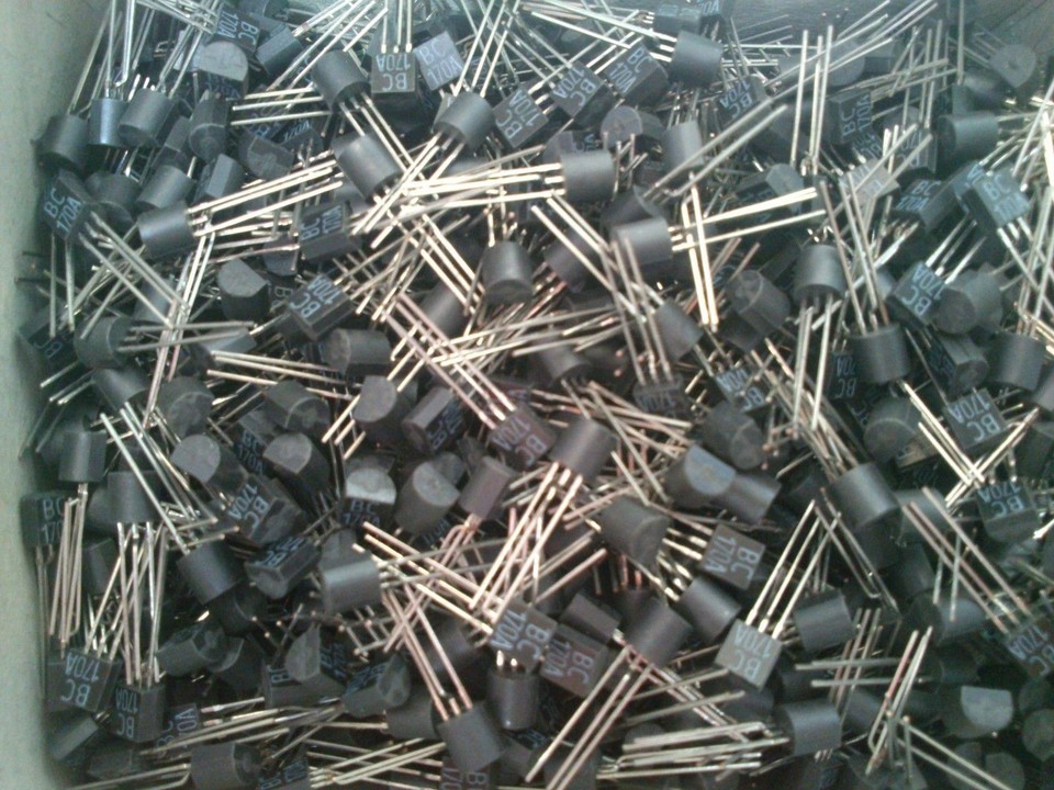 33x BC170A BC170 Low Noise Small Signal Transistor NF8db INTERMETALL ...