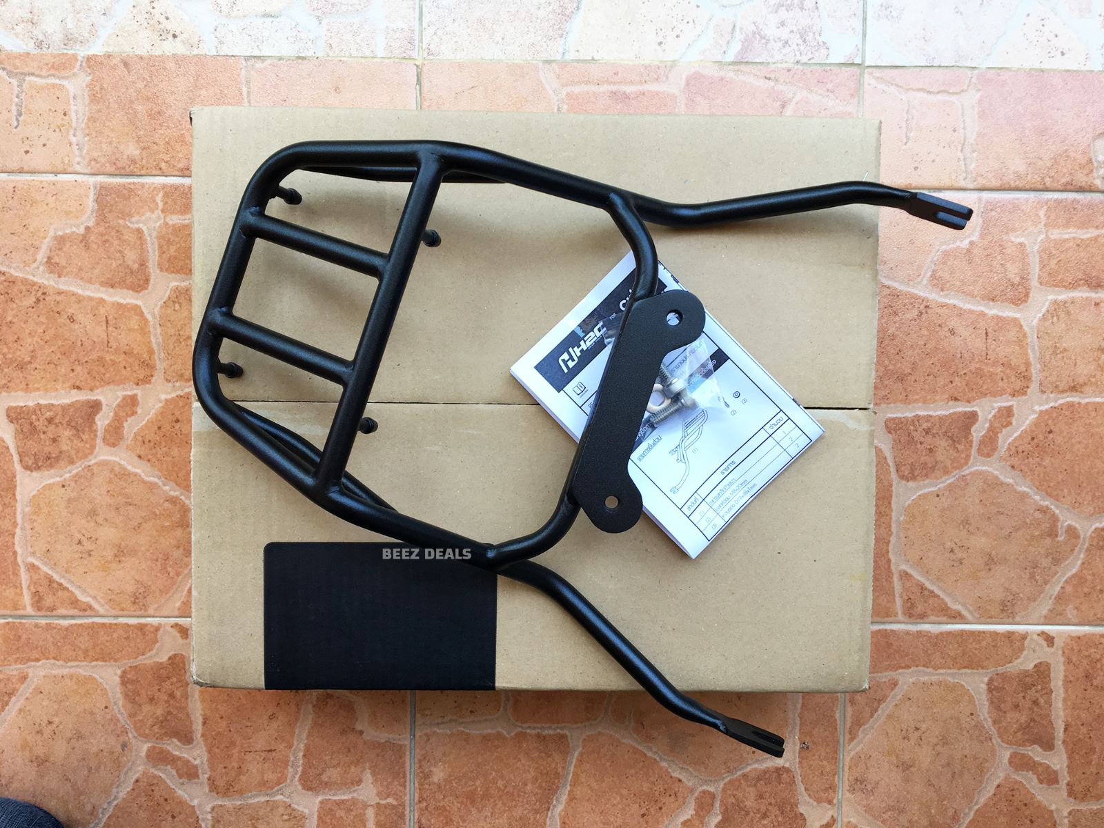 Honda Monkey 125 2018 2025 H2C Rear Rack Carrier Luggage Black JB02 ...
