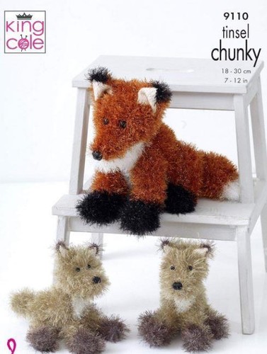 King Cole Lametta Grob Strick Muster Fox 9110 | eBay