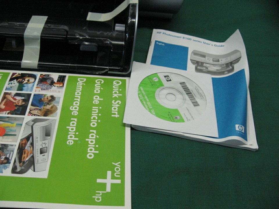 HP Photosmart 8150 Inkjet Printer | NOS | Old Stock | Unused Ink ...