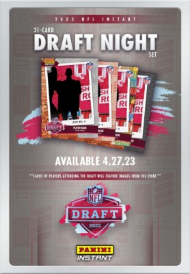 NFL 2023 Instant Draft Night Football Set of 31 Rookie Cards | eBay