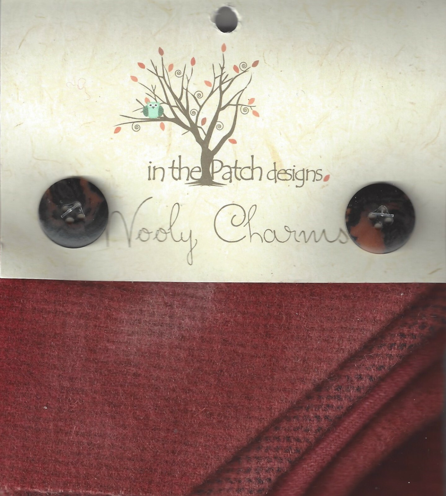 Scarlett Wooly Charms-In the Patch Designs Over Dyed 5" Wool Squares | eBay