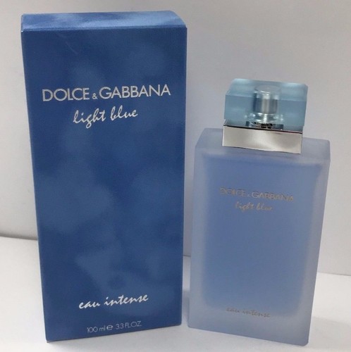 Light Blue Eau Intense by Dolce & Gabbana, 3.3 Oz EDP Spray for Women ...