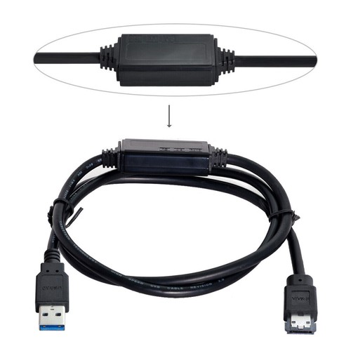 eSATA external SATA 3G bps Convertor Adapter for 2.5" 3.5" hard disk to ...