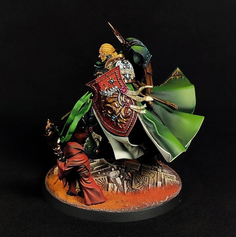 Lion El'Jonson Dark Angels painted Warhammer 40k Primaris Space Marines ...