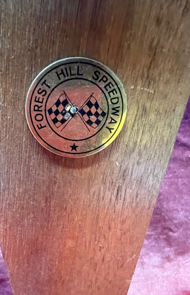 Forest Hill Speedway Trophy 16 1/2" Tall NHRA Very Early Chevy Topper ...