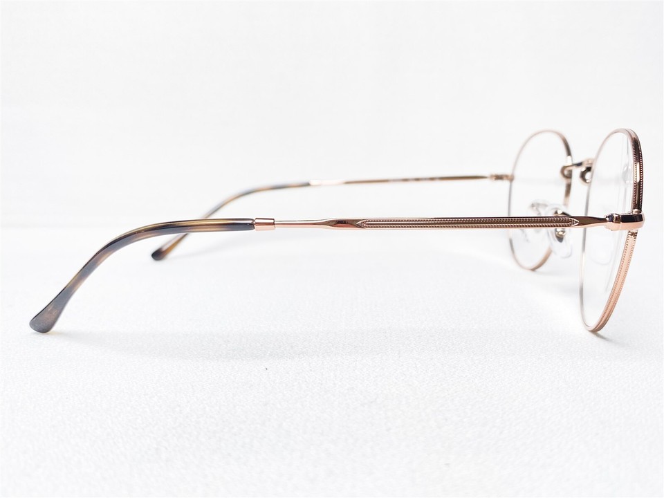 NEW Ray Ban RB3582V 2943 Unisex Copper Round Designer Eyeglasses Frames ...