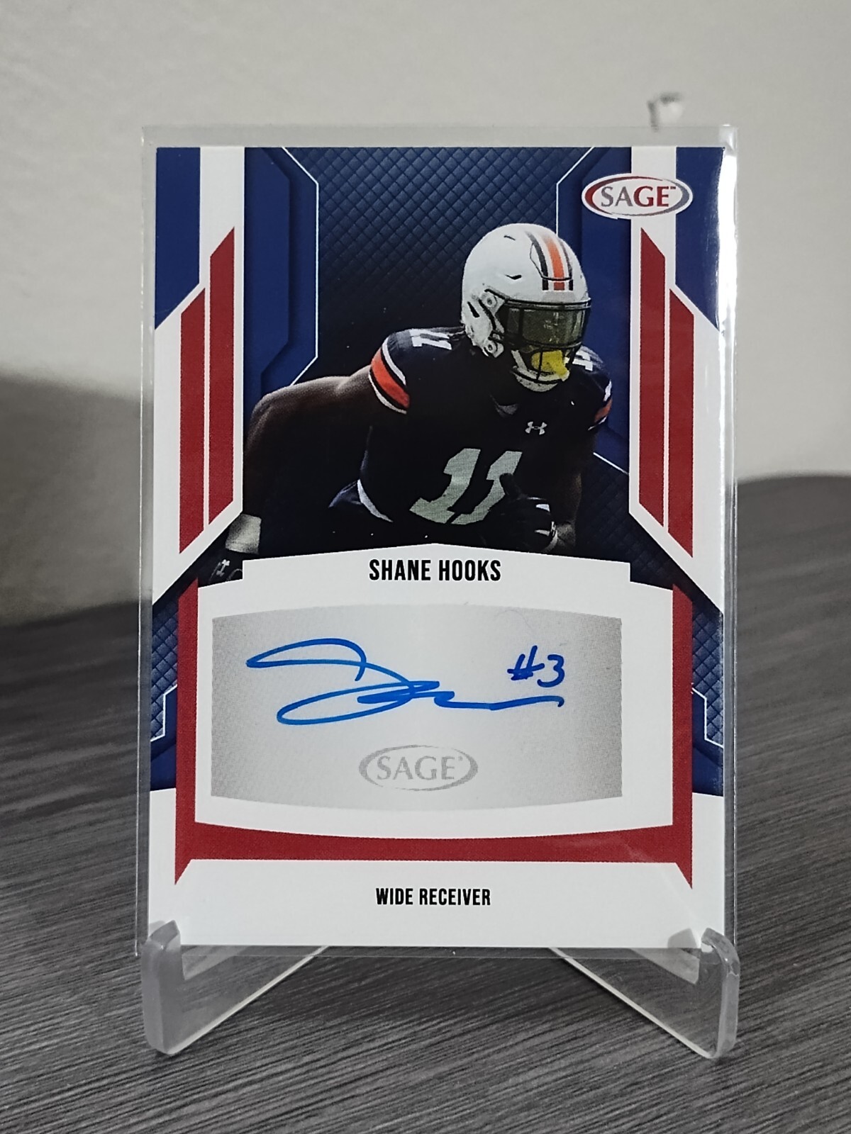 2024 SAGE HIT Low Series - Autographs Shane Hooks #A-SH2 Red (AU, RC ...