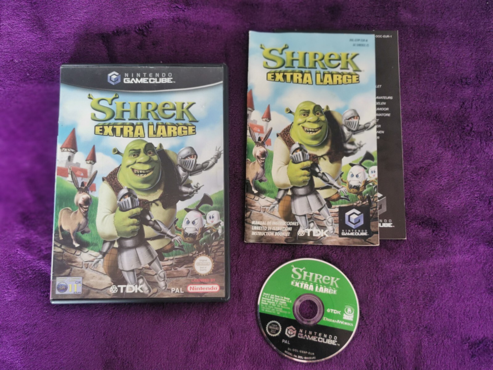 Shrek Extra Large GameCube - Juegos Retro Database