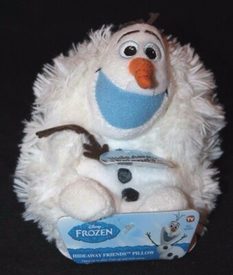 Disney Frozen OLAF HideAway Friends Curl Up & Play Mini Pillow | eBay