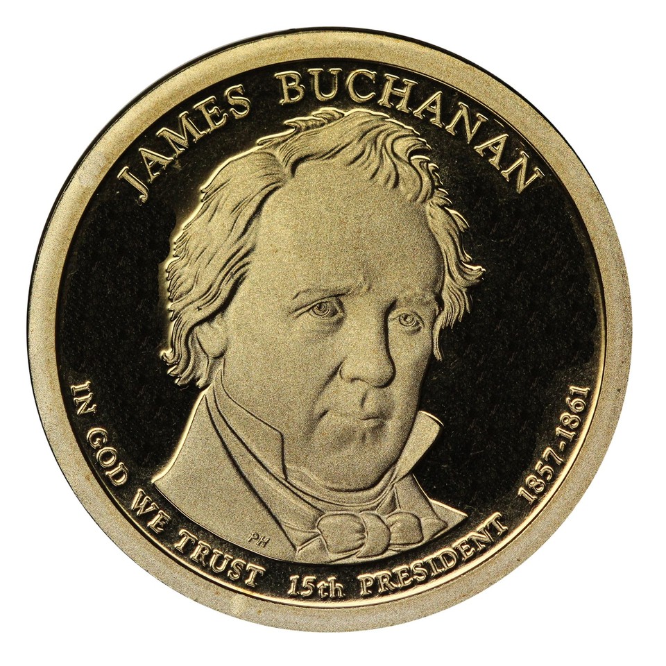 2010 -S James Buchanan Presidential Proof Dollar Roll 20 US Coins | eBay