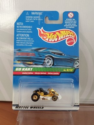 Hot Wheels 2000 Treasure Hunt 6/12 Go Kart White Real Riders ...