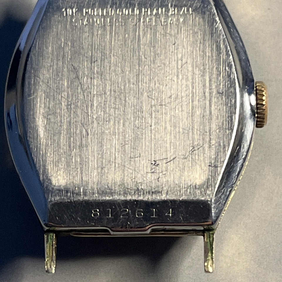 Vintage Benrus Watch Face Ruby And Dimond Dual 10k Rolled RGP. 812614 ...