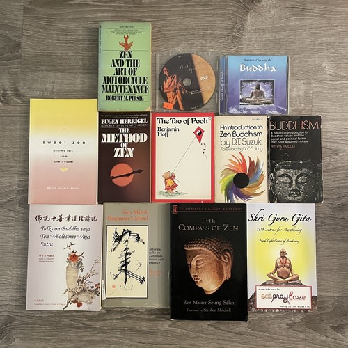 Buddhism 12 Book CD & DVD Lot Buddha Zen Meditation DT Suzuki | eBay