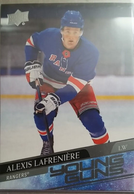 2020-21 Upper Deck Series 1 Young Guns #201 Rangers Alexis Lafreniere ...