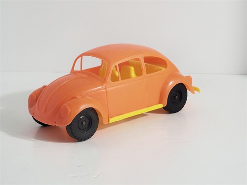 AMLOID Plastic VW Volkswagen Beetle Bug Toy Made in US Orange Yellow | eBay