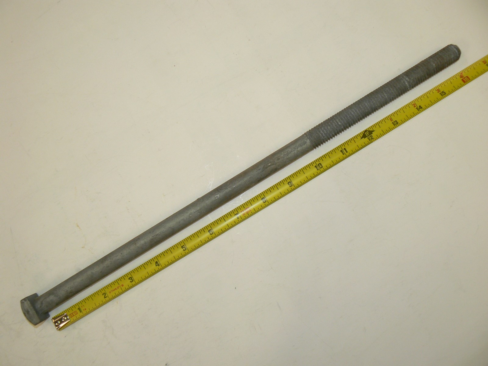 5/8"-11 x 16" Galv. Square Head Machine Bolts - Lot of 2 Pcs. | eBay