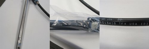 TELEFLEX NFB BACK MOUNT RACK & PINION STEERING CABLE SYSTEM SS15110 ...