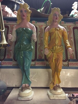 2 x Dutch Fairground / Fair / Street Organ Figures | eBay UK