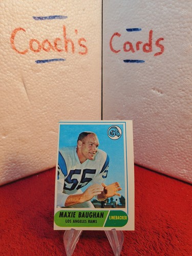 1968 Topps NFL Maxie Baughan #210 Los Angeles Rams | eBay